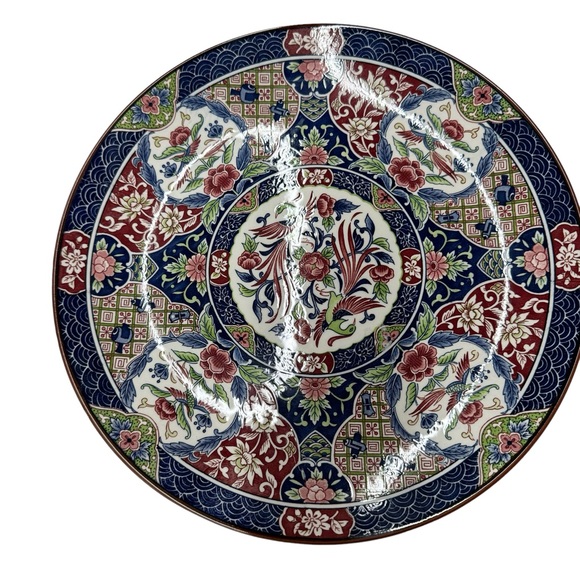 Sadamine | Accents | Sadamine Japanese Ceramic Phoenix Blue Floral ...